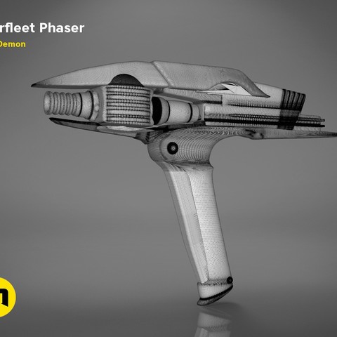 Download 3D printing models Starfleet Phaser - Star Trek ・ Cults