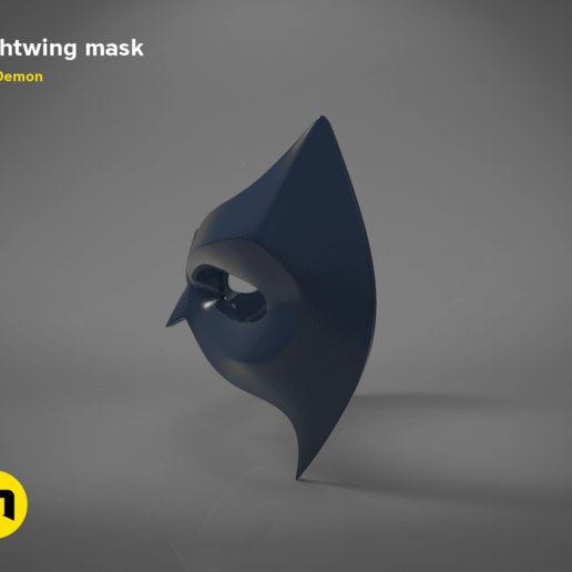 Download OBJ file Nightwing mask • 3D printable model ・ Cults