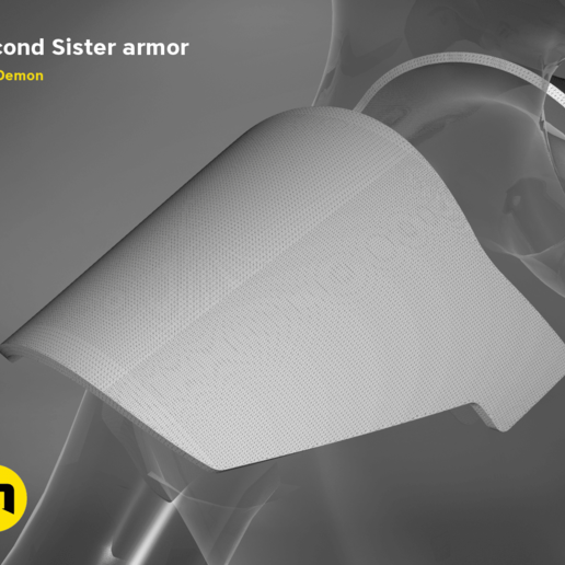 Download 3D printing designs Second Sister Armor ・ Cults