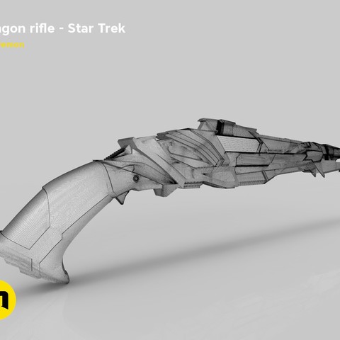 Download STL file Klingon rifle • Model to 3D print ・ Cults