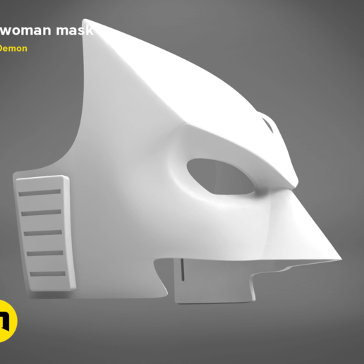 Download 3D printer templates Batwoman mask ・ Cults