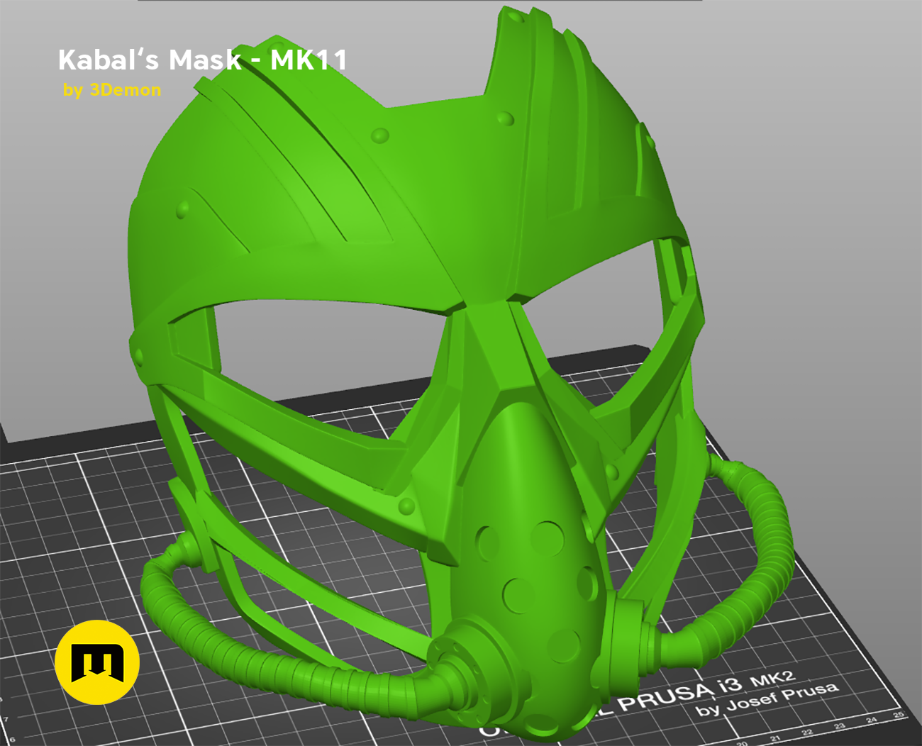 Archivo 3D Máscara de Kabal 🕹・Diseño de impresión en 3D para descargar ...