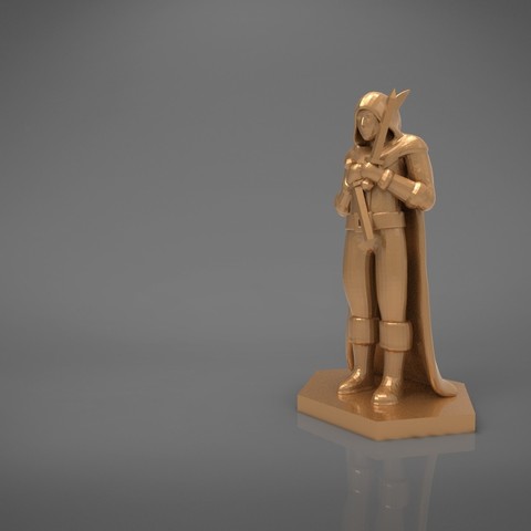Download STL file ELF ROGUE CHARACTER GAME FIGURES 3D print model • 3D ...