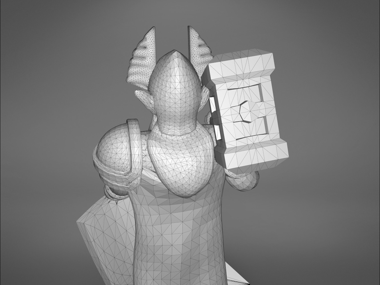 Download STL file ELF PALADIN CHARACTER GAME FIGURES 3D print model ...