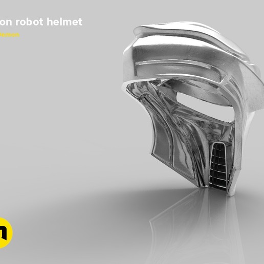 Download STL Cylon robot helmet, Batlestar Galactica ・ Cults
