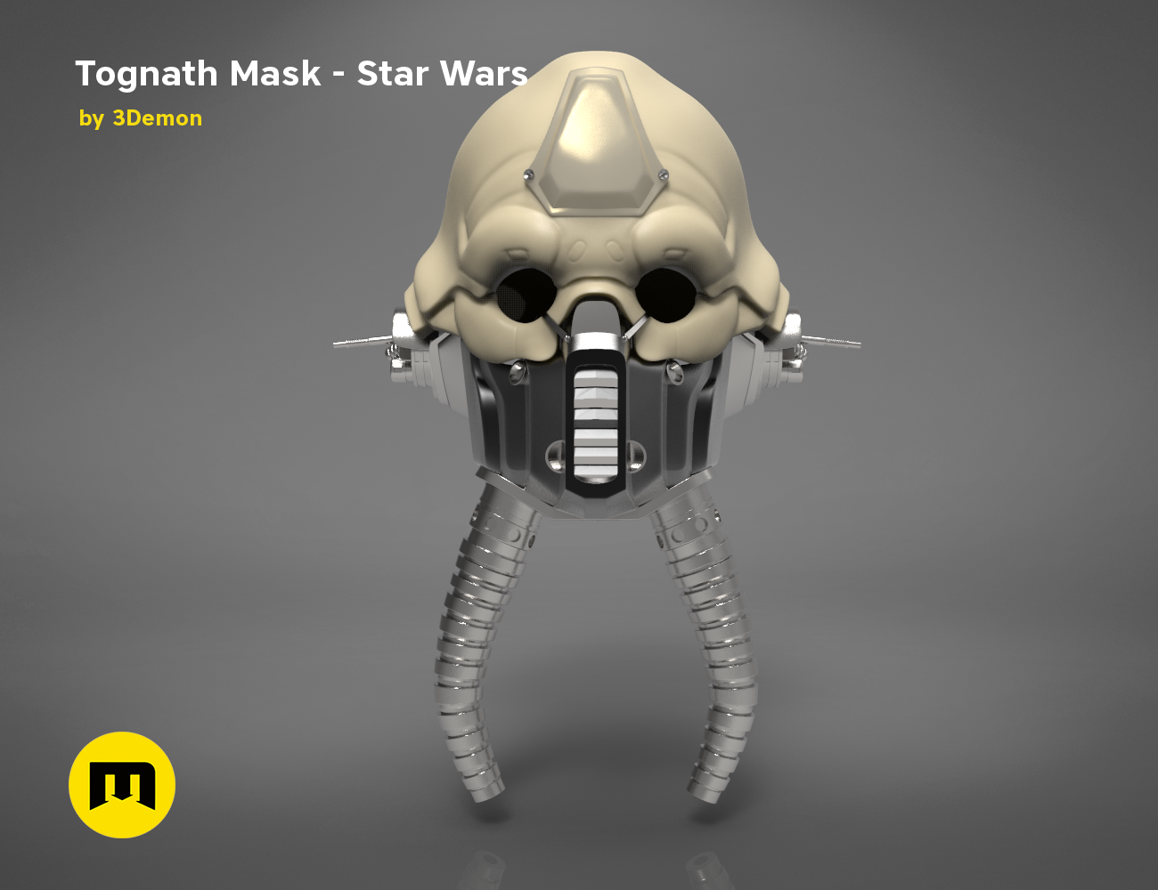 Archivo STL Máscara Tognath - Star Wars ⭐・Diseño de impresora 3D para ...