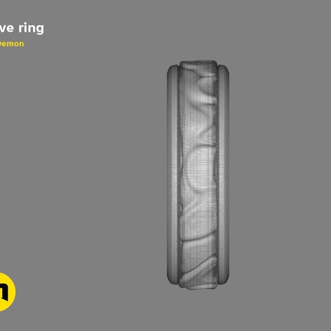 Download 3D printing designs Wave ring ・ Cults