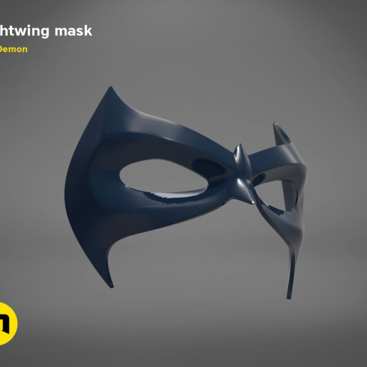Download OBJ file Nightwing mask • 3D printable model ・ Cults
