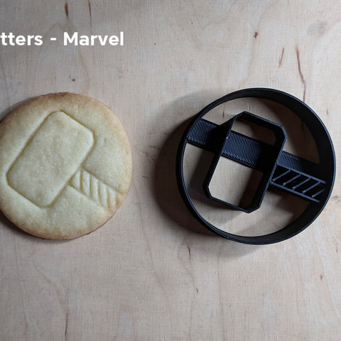 Download 3D printer templates Marvel Cookie Cutters set ・ Cults