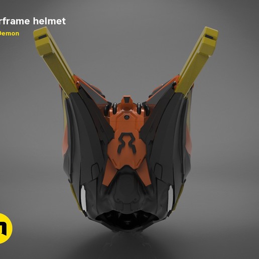 Download 3D printing files Warframe helmet ・ Cults