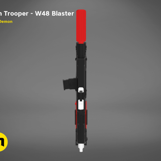 Download OBJ file Sith Trooper W48 Blaster • 3D print object ・ Cults