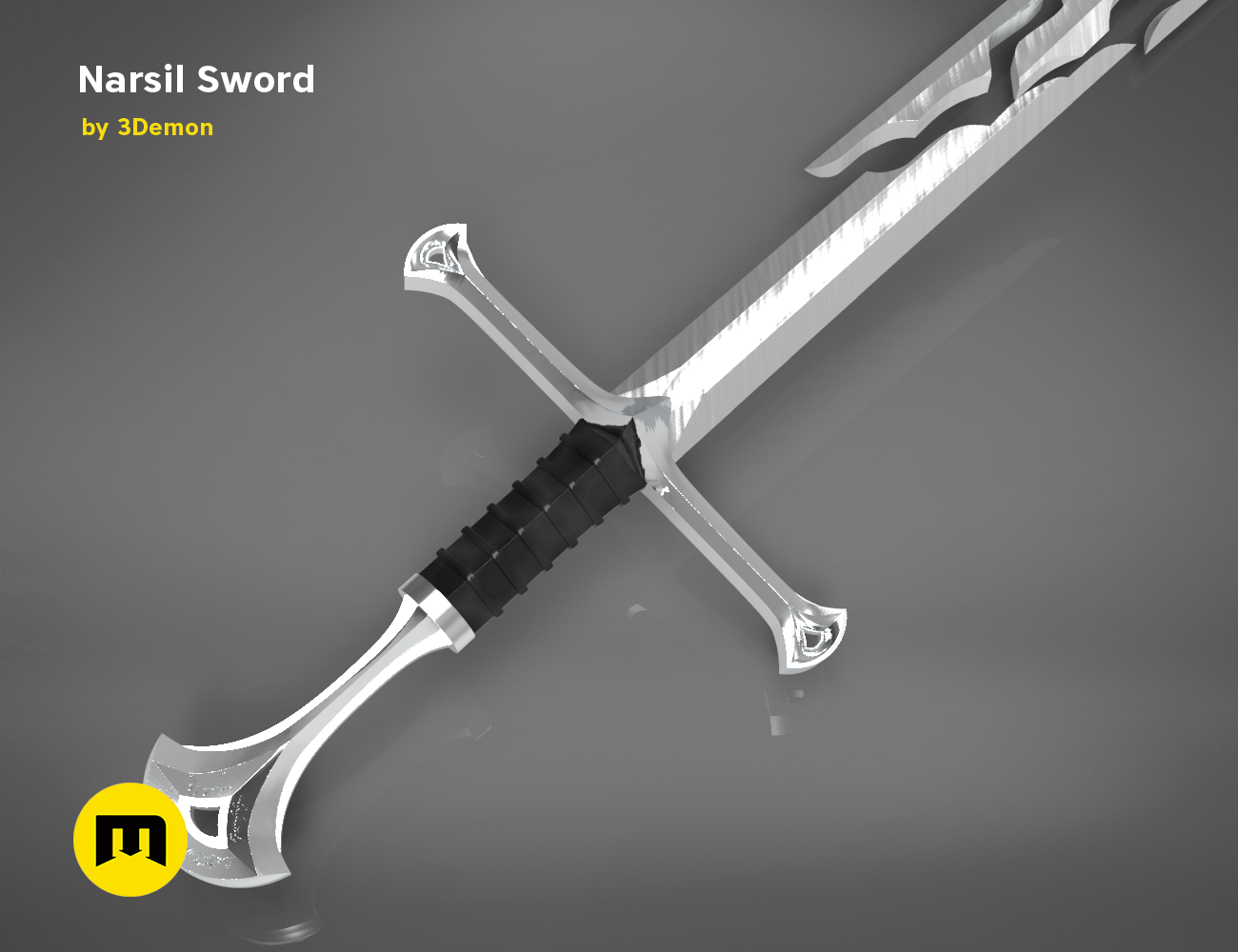 Archivo 3D gratis Espada Narsil 👾・Plan de impresión en 3D para descargar・Cults