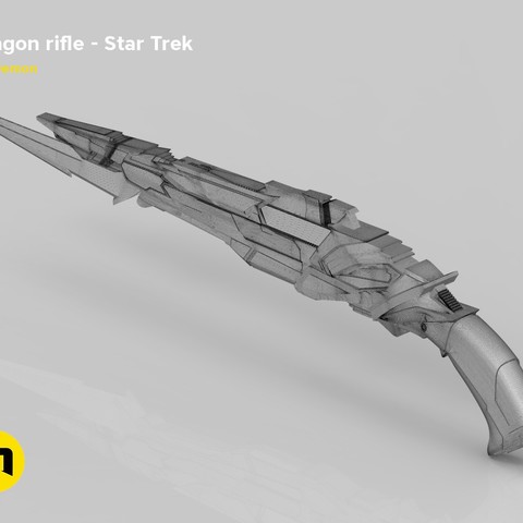Download STL file Klingon rifle • Model to 3D print ・ Cults
