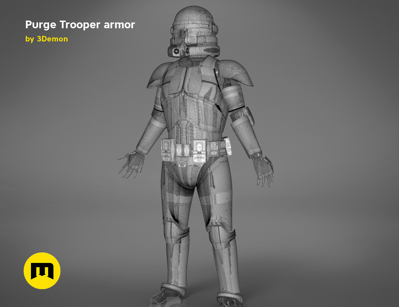 3D file Purge Trooper armor 🪖・3D printer model to download・Cults