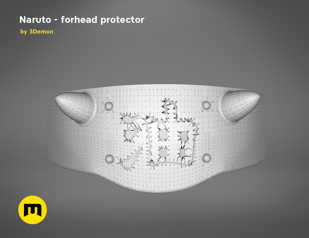 Файл STL Hiraya forehead protector 👾・Модель для загрузки и печати в ...