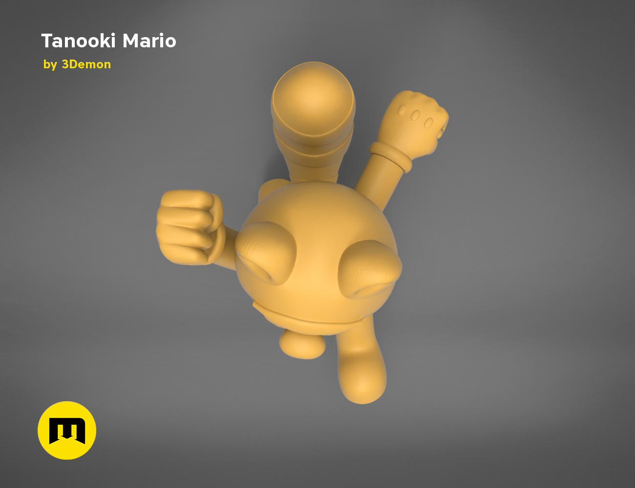 Descargar archivo STL Mario Tanooki • Objeto para impresora 3D ・ Cults