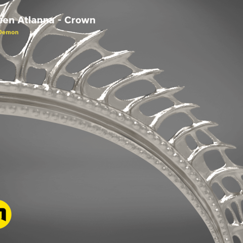 Download 3D printing templates Atlanna Crown ・ Cults