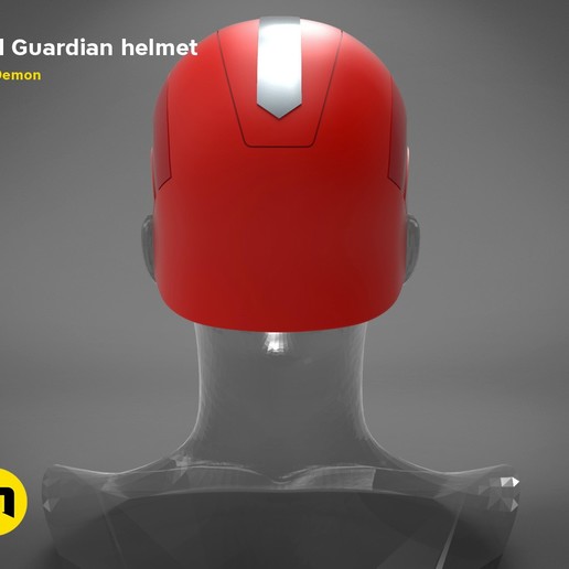 Download 3D printer files The Red Guardian helmet ・ Cults