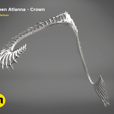 Download 3D printing templates Atlanna Crown ・ Cults