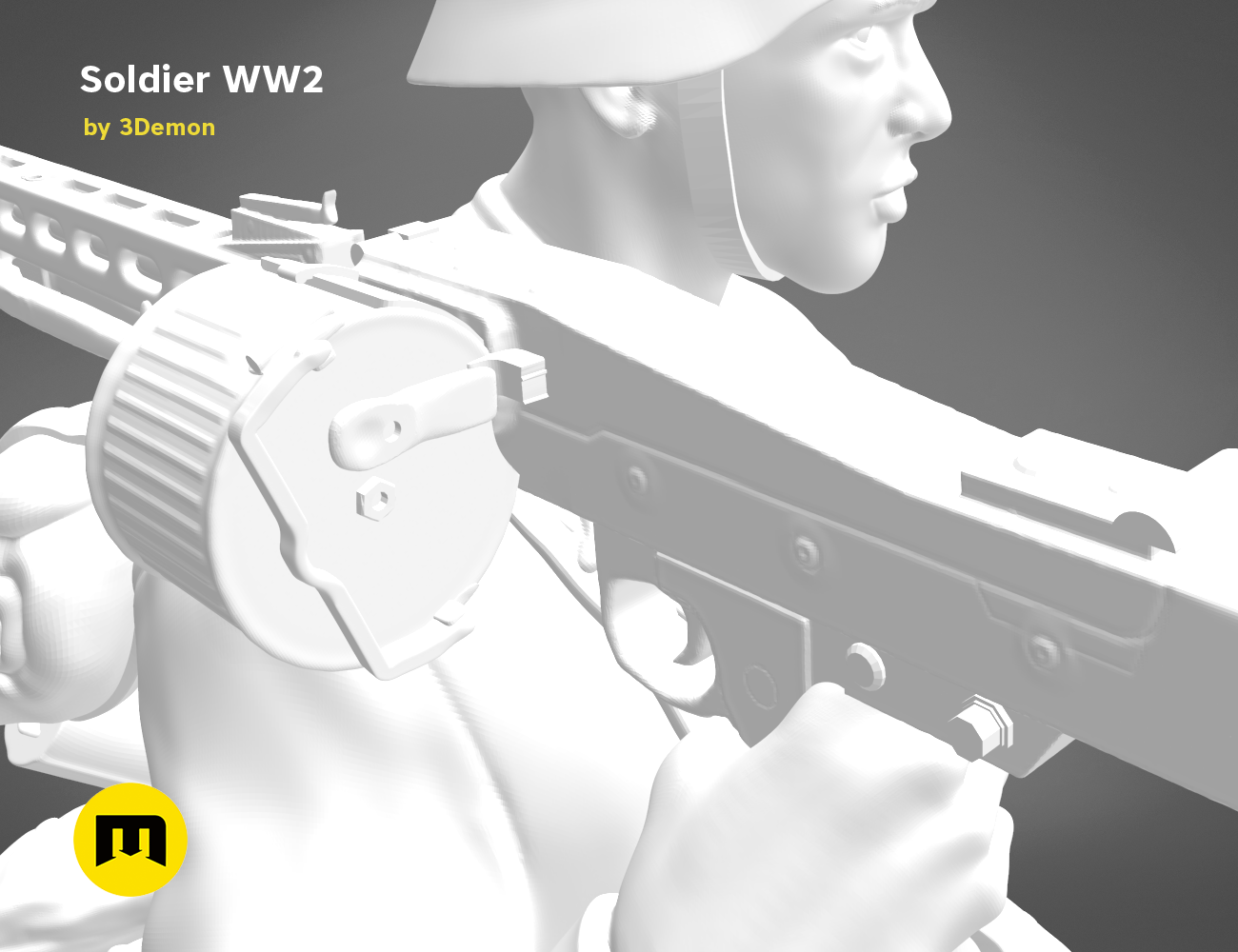 STL file Soldier of World War 2 – FIGURE 3D MODEL 🫡・3D printing design ...