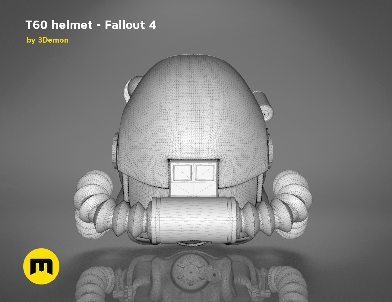 OBJ file T60 helmet - Fallout 4 🪖・3D printer design to download・Cults