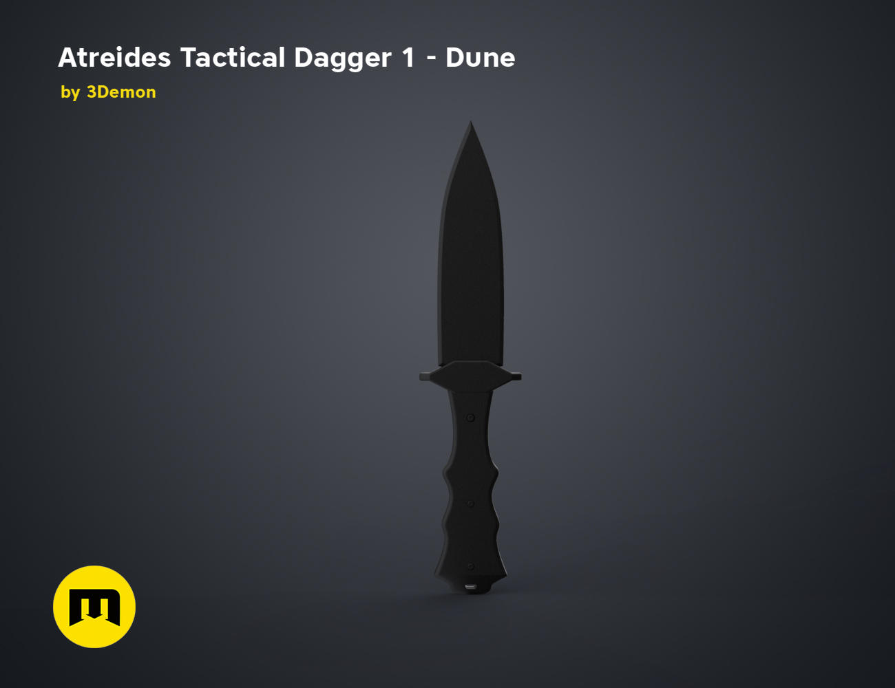 3D file Atreides Tactical Dagger 1 - Dune 🗡️・3D printing design to ...
