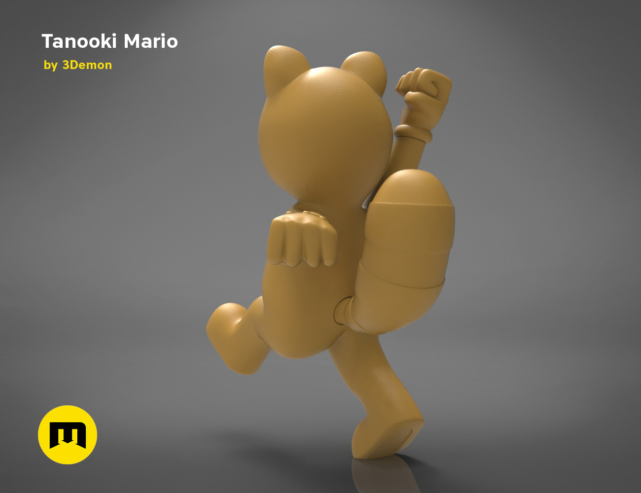Descargar archivo STL Mario Tanooki • Objeto para impresora 3D ・ Cults