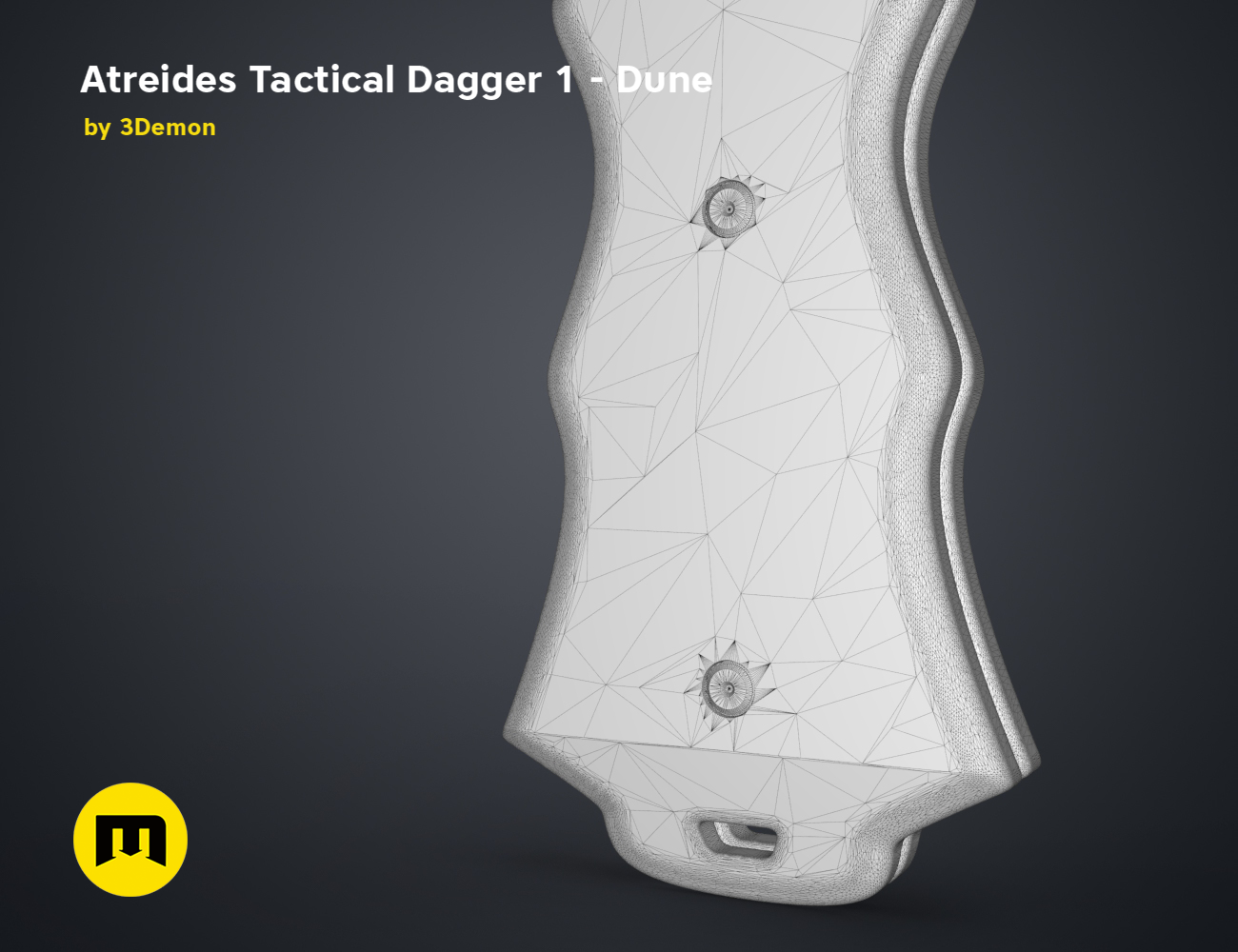 3D file Atreides Tactical Dagger 1 - Dune 🗡️・3D printing design to ...