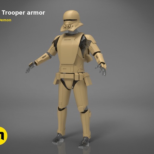 Download STL file Jet Trooper full size armor • Design to 3D print ・ Cults