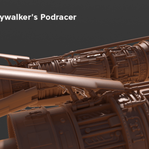 Download STL file Anakin Skywalker's Podracer • 3D print design ・ Cults