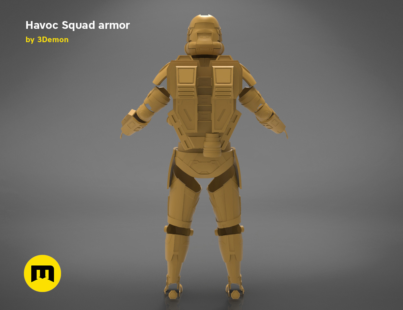 STL file Havoc Squad armor ⭐・3D print design to download・Cults