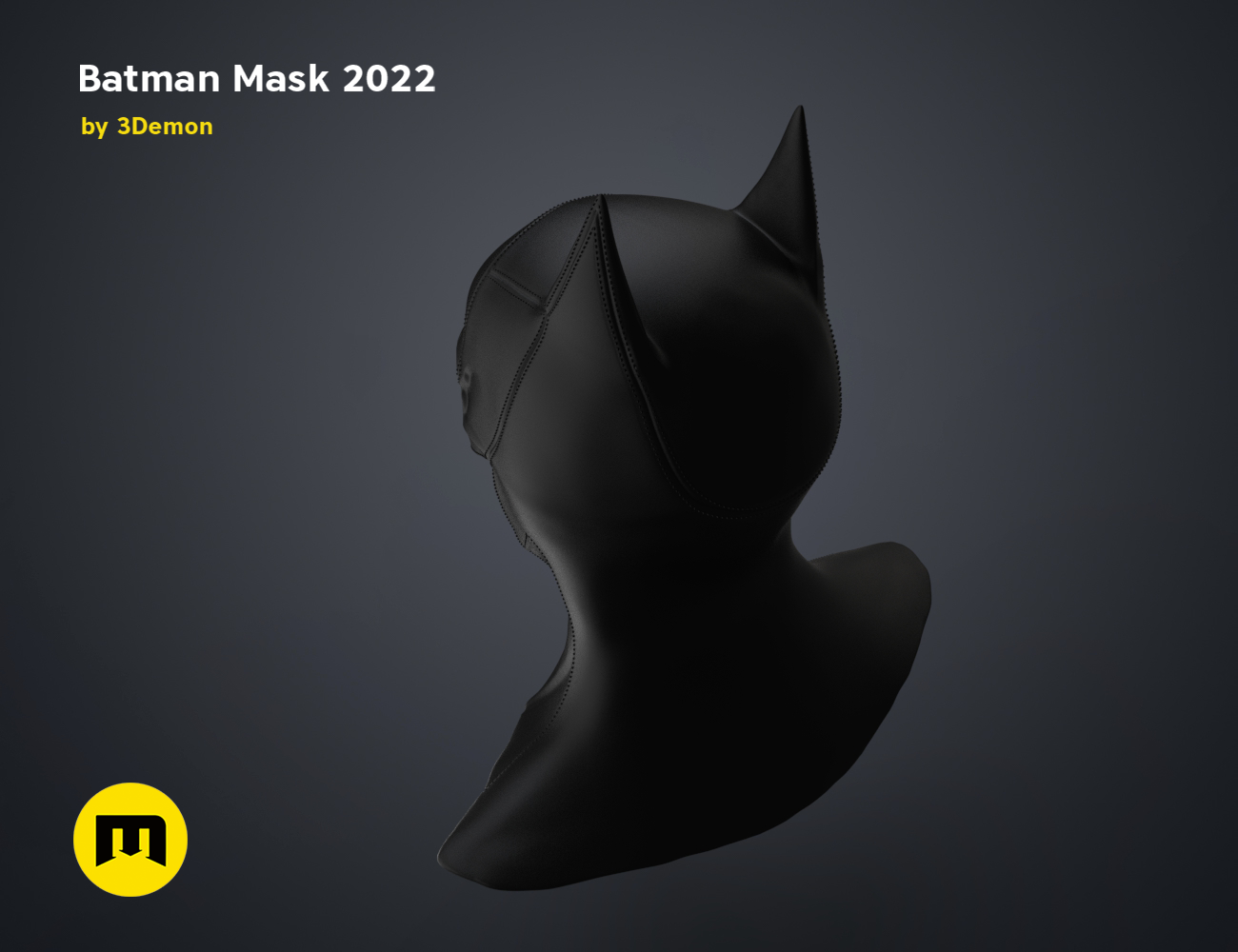 3D file Batman Mask – The Batman 🎬・3D printing template to download・Cults