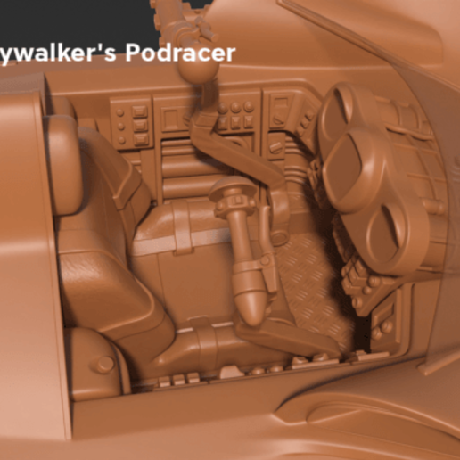 Download STL file Anakin Skywalker's Podracer • 3D print design ・ Cults