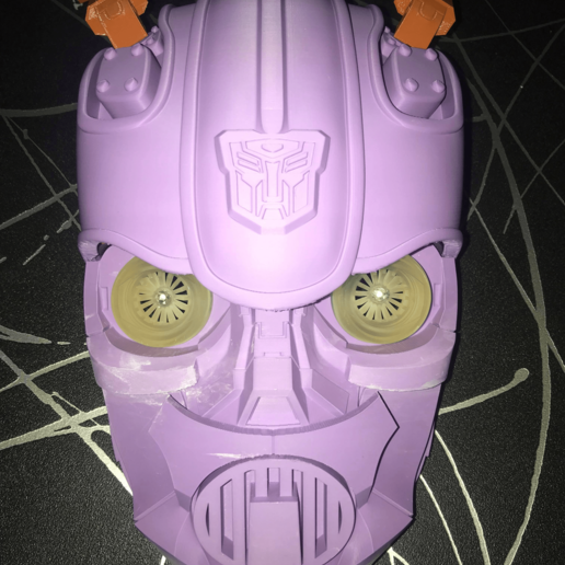Download OBJ file Bumblebee - Wearable Helmet • 3D print template ・ Cults