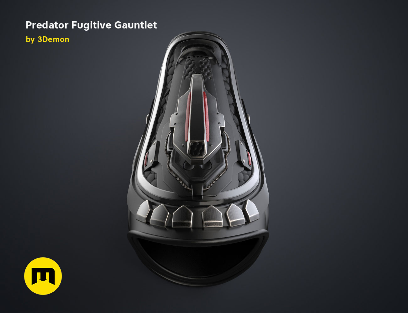 STL file Predator Fugitive Gauntlet 👽・3D printer design to download・Cults