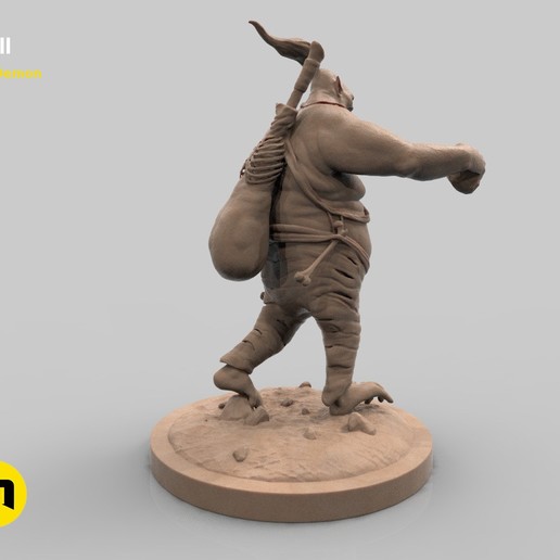 Download STL file Troll Figure ・ Cults