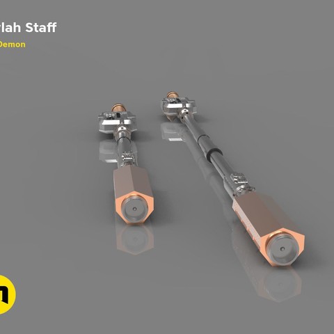 Download 3D printer model Jaylah – Extendable Staff ・ Cults