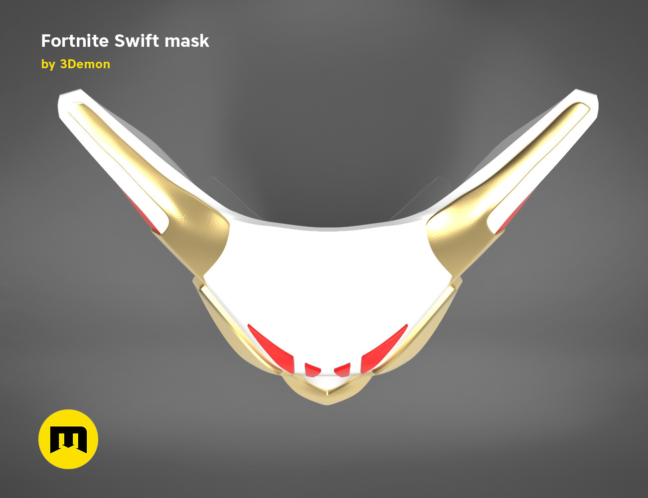 STL-Datei Fortnite Swift Maske 🆒・3D-Druck-Idee zum Herunterladen・Cults