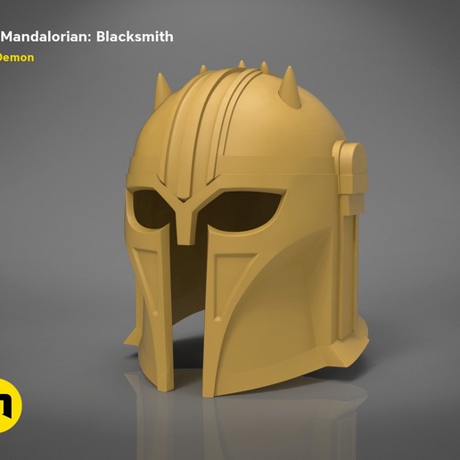 Download 3D printer designs The Mandalorian - blacksmith helmet ・ Cults