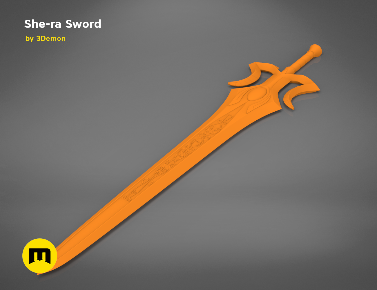 3D file She-Ra Sword of Protection 🗡️・3D printer model to download・Cults