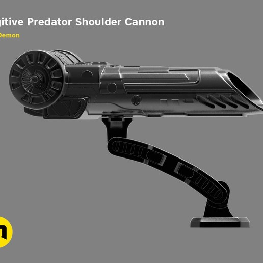 Descargar modelo 3D Cañón de plasma Predator ・ Cults