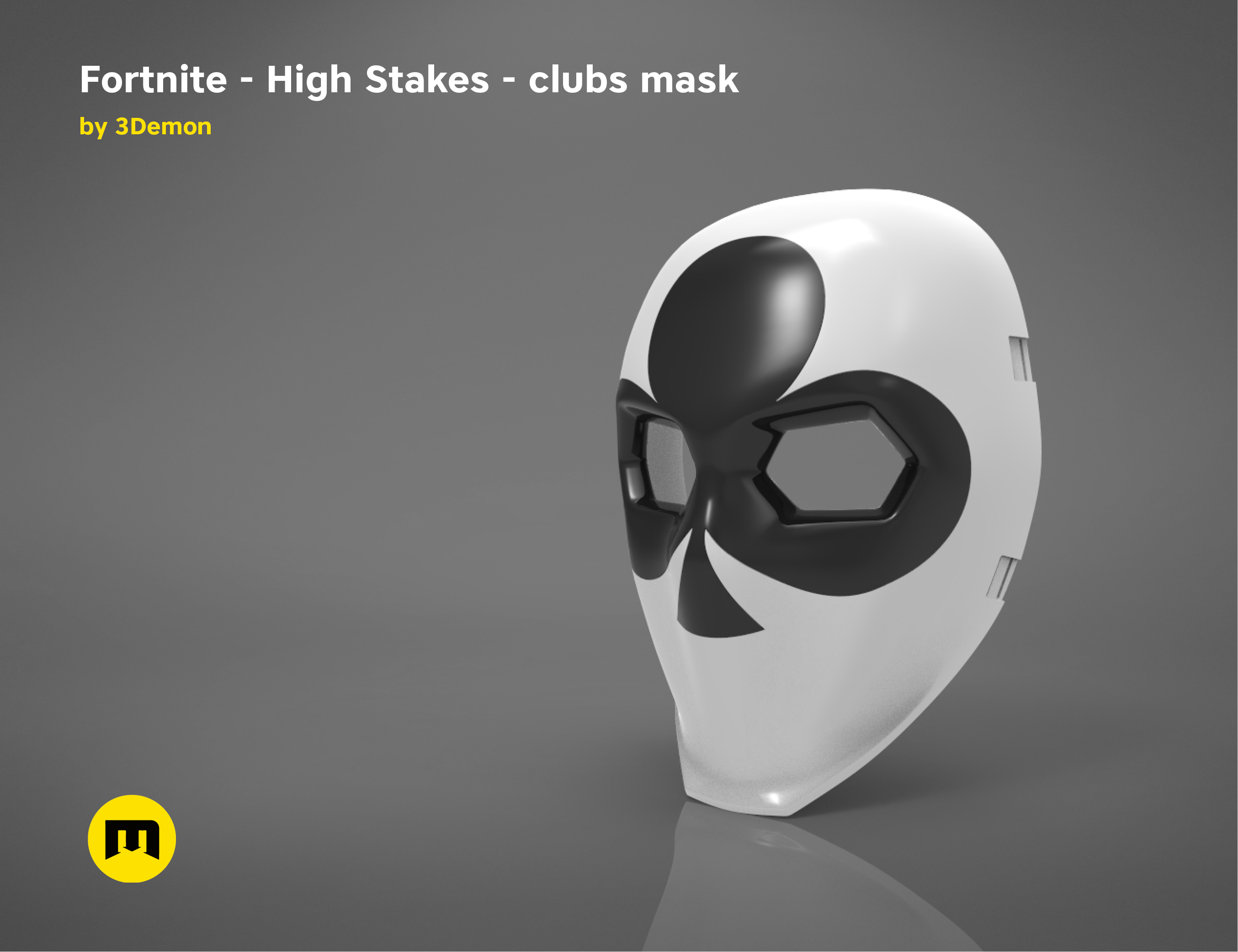 Télécharger fichier STL Fortnite - Masques Wild Card • Modèle pour ...