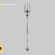 Download OBJ file Orm´s Regal Trident – Aquaman • Design to 3D print ...