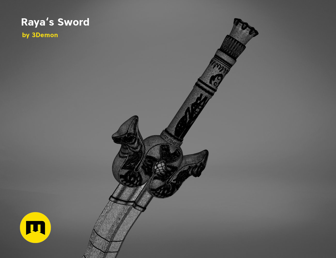 3D file Raya's Sword・3D printable model to download・Cults