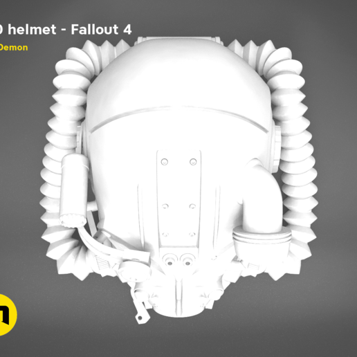 Download 3D printing designs T60 helmet - Fallout 4 ・ Cults