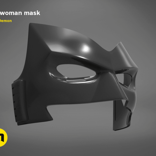Download 3D printer templates Batwoman mask ・ Cults