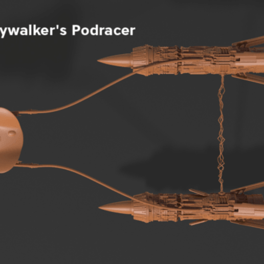 Download STL file Anakin Skywalker's Podracer • 3D print design ・ Cults