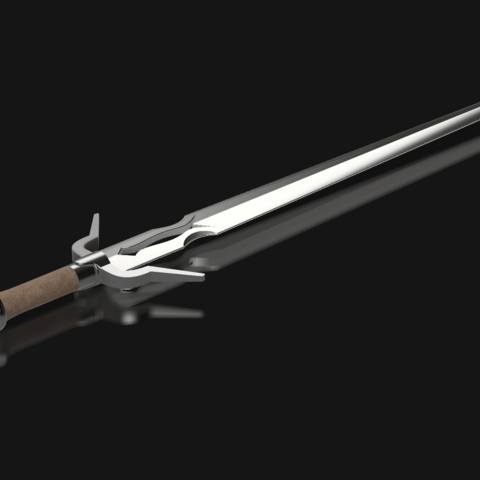 Download 3D printing models Ciri's sword from The Witcher 3 ・ Cults