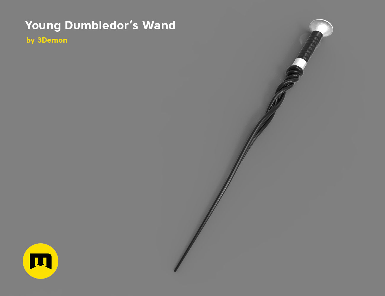 3D file Young Albus Dumbledore Final Movie- Wand 🎬・Design to download ...