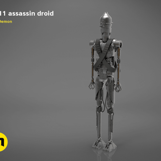 Download 3D printing models Assassin droid IG-11 - Mandalorian Star ...